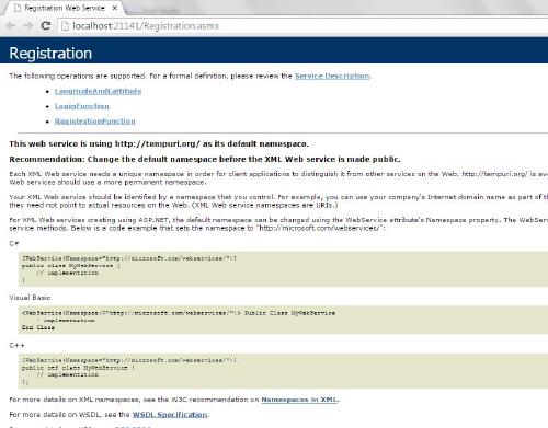 ASP.NET Web Service