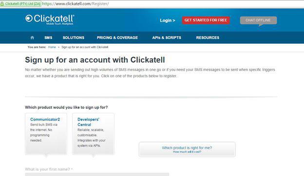 Send SMS from WinForm Application
